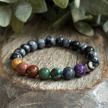 Mens Healing Gemstone Bracelets. Beaded & Designed with Crystals ...