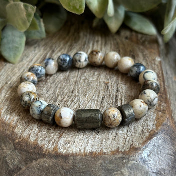 Mens Healing Gemstone Bracelets. Beaded & Designed with Crystals ...