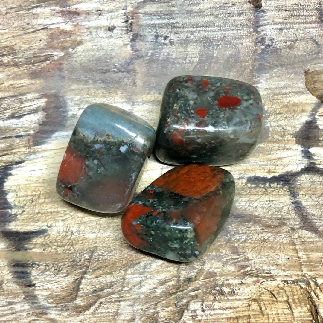 Bloodstone Touch Stone – InJewels Healing Jewelry