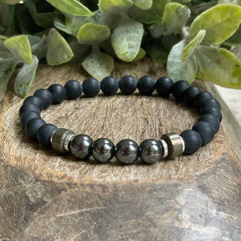 Mens Healing Gemstone Bracelets. Beaded & Designed with Crystals ...