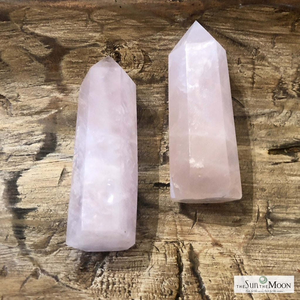 Rose Quartz Crystal Point – InJewels Healing Jewelry